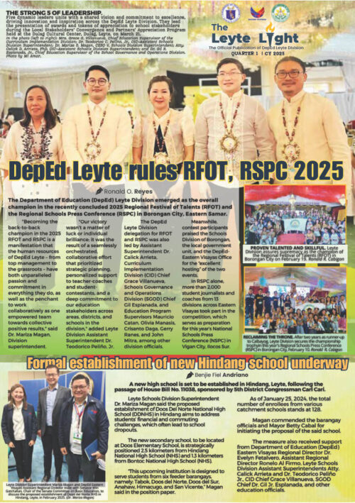THE LEYTE LIGHT | DepEd Leyte Division Office